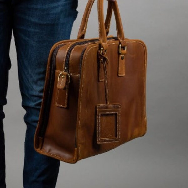 Handmade Briefcase - Etsy