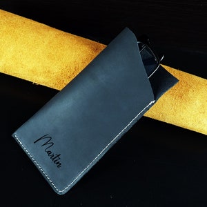 Custom Glasses Case, Real Leather Handmade Sunglasses Holder ...