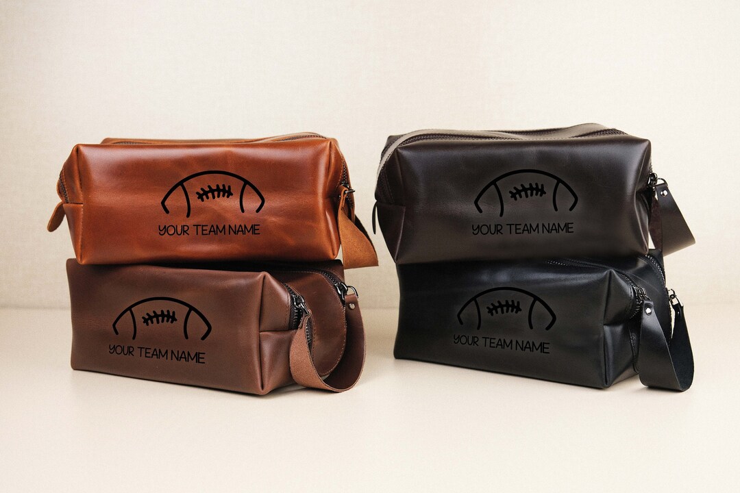 Customized American Football Team Gift, Dopp Kit Bag, Sport Team Gift ...