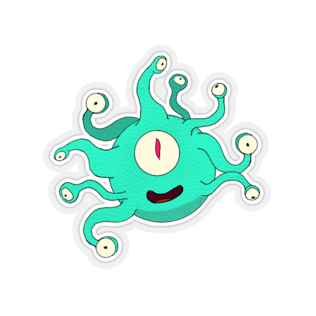 Cute Beholder Kiss-cut Sticker - Etsy