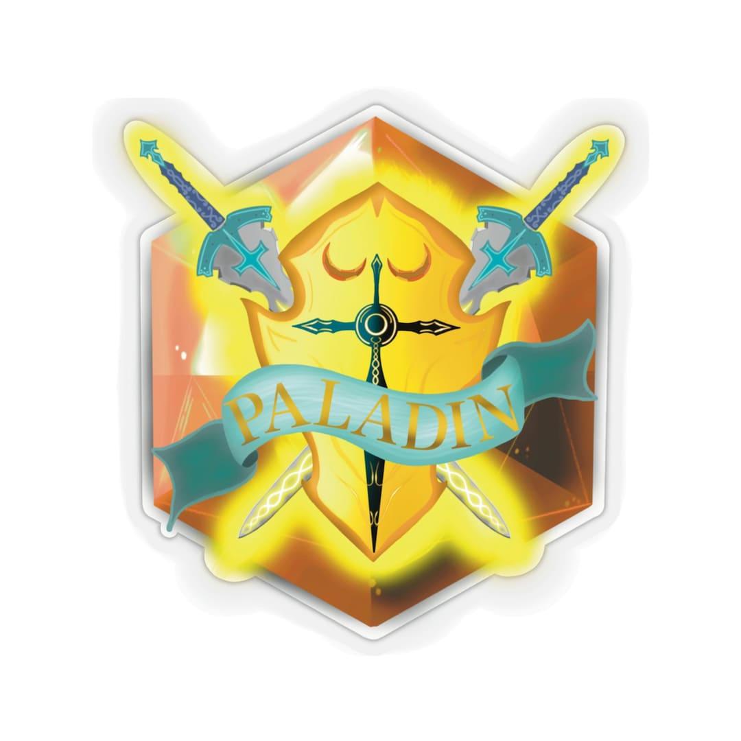Paladin Emblem Kiss-cut Sticker - Etsy