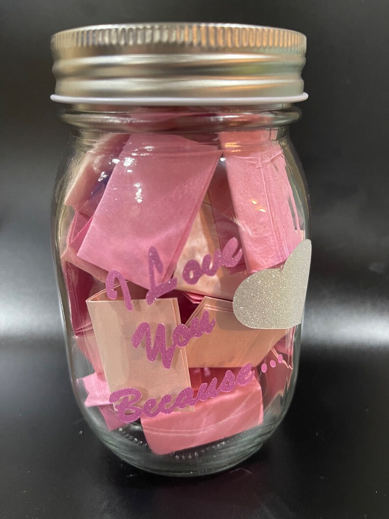 Personalized Love Notes Jar - Etsy