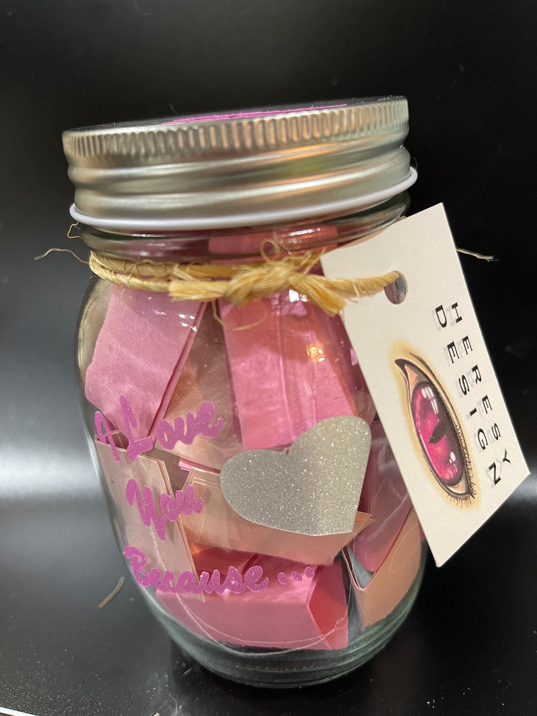 Personalized Love Notes Jar - Etsy
