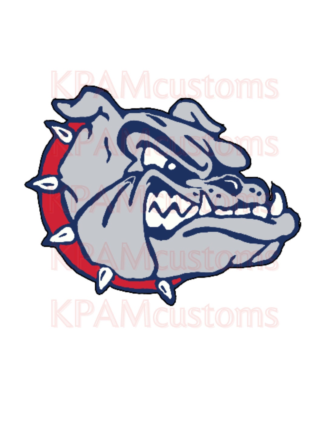 Gonzaga PNG Bulldogs - Etsy