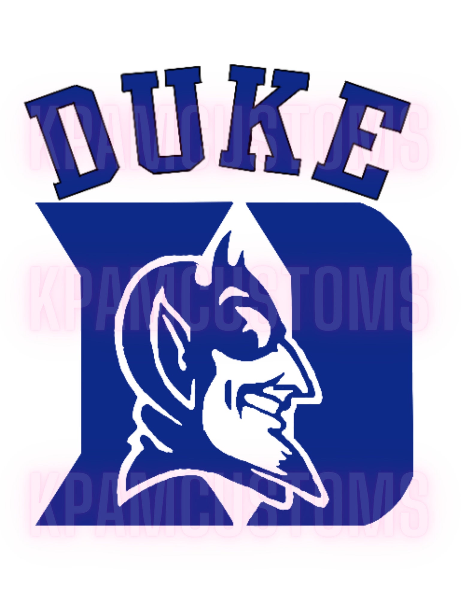 Duke Blue Devils PNG College - Etsy
