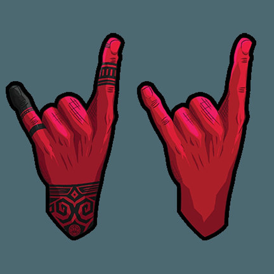 Rock on - Sticker//vinyl Sticker, Outdoor Sticker, Die Cut Sticker ...