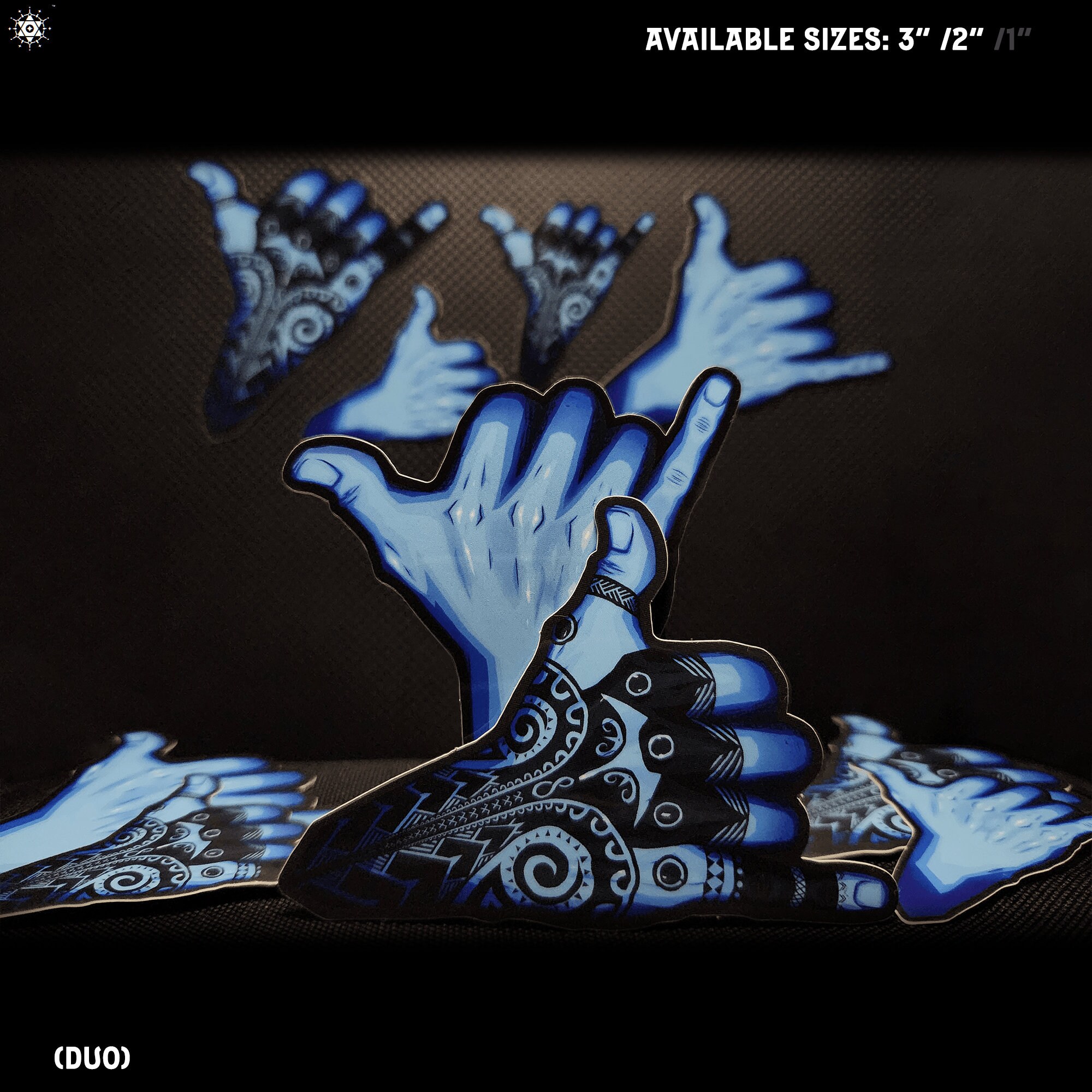 Hang Loose/shaka Sticker//vinyl Sticker, Outdoor Sticker, Die Cut ...