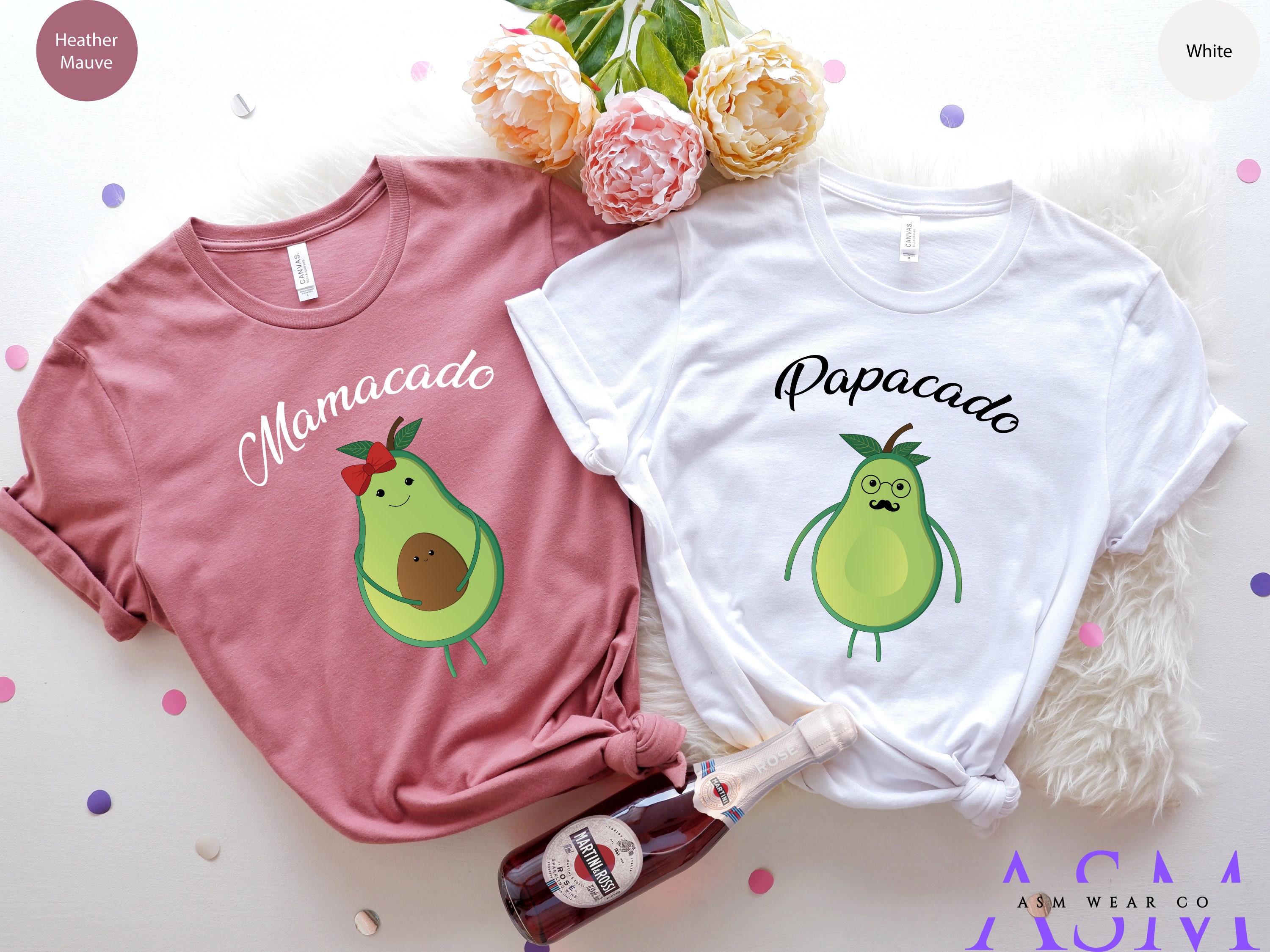Mamacado Papacado Shirt | Pregnancy Announcement Family Shirts | New ...