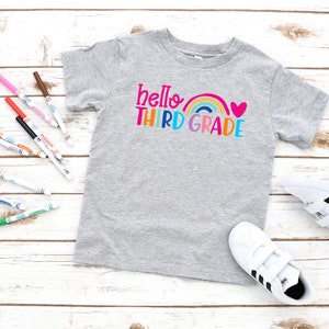 Hello Third Grade Shirt Back to School Shirt Third Grade Shirt Hello ...