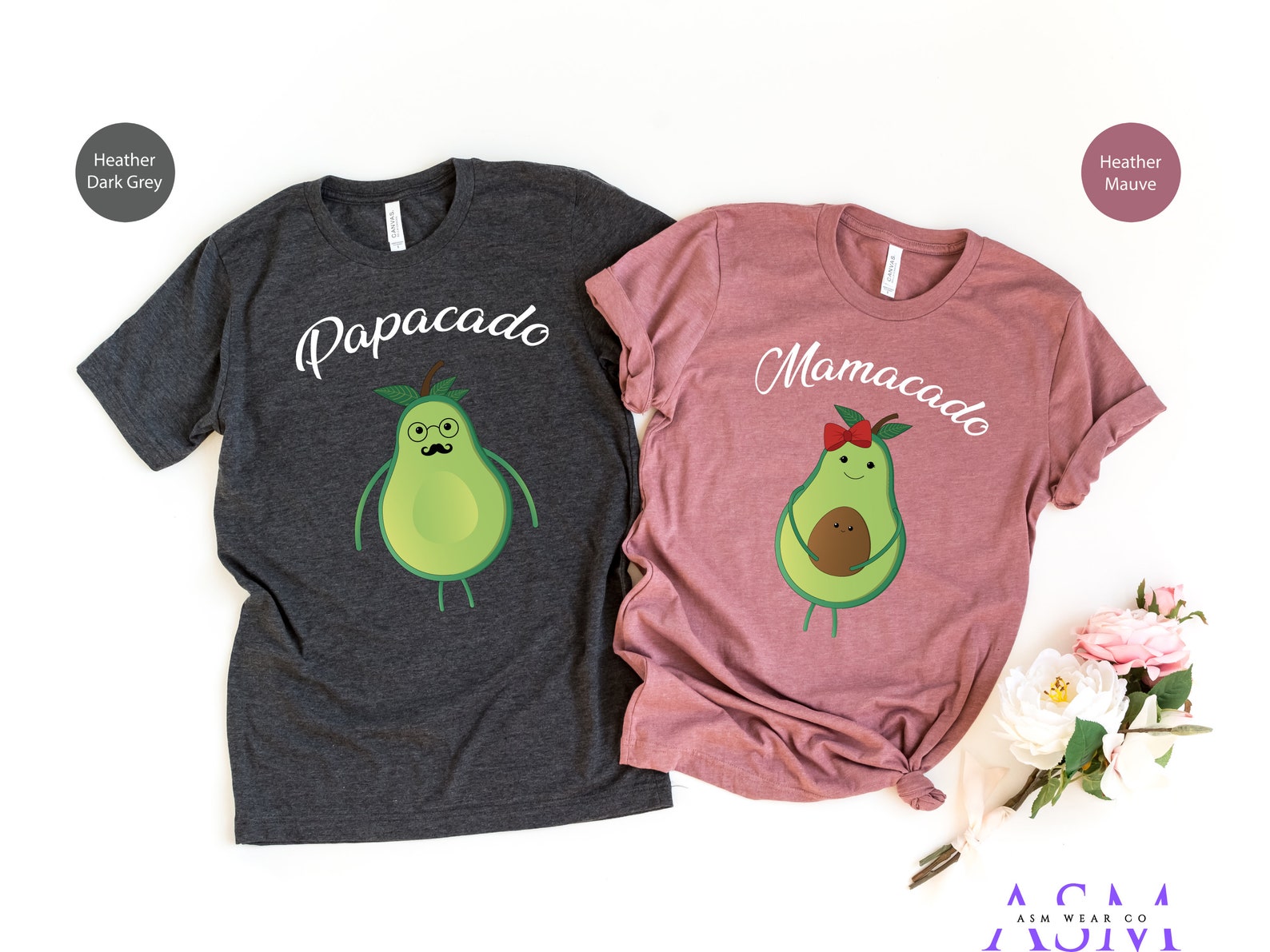 Mamacado Papacado Shirt | Pregnancy Announcement Family Shirts | New ...