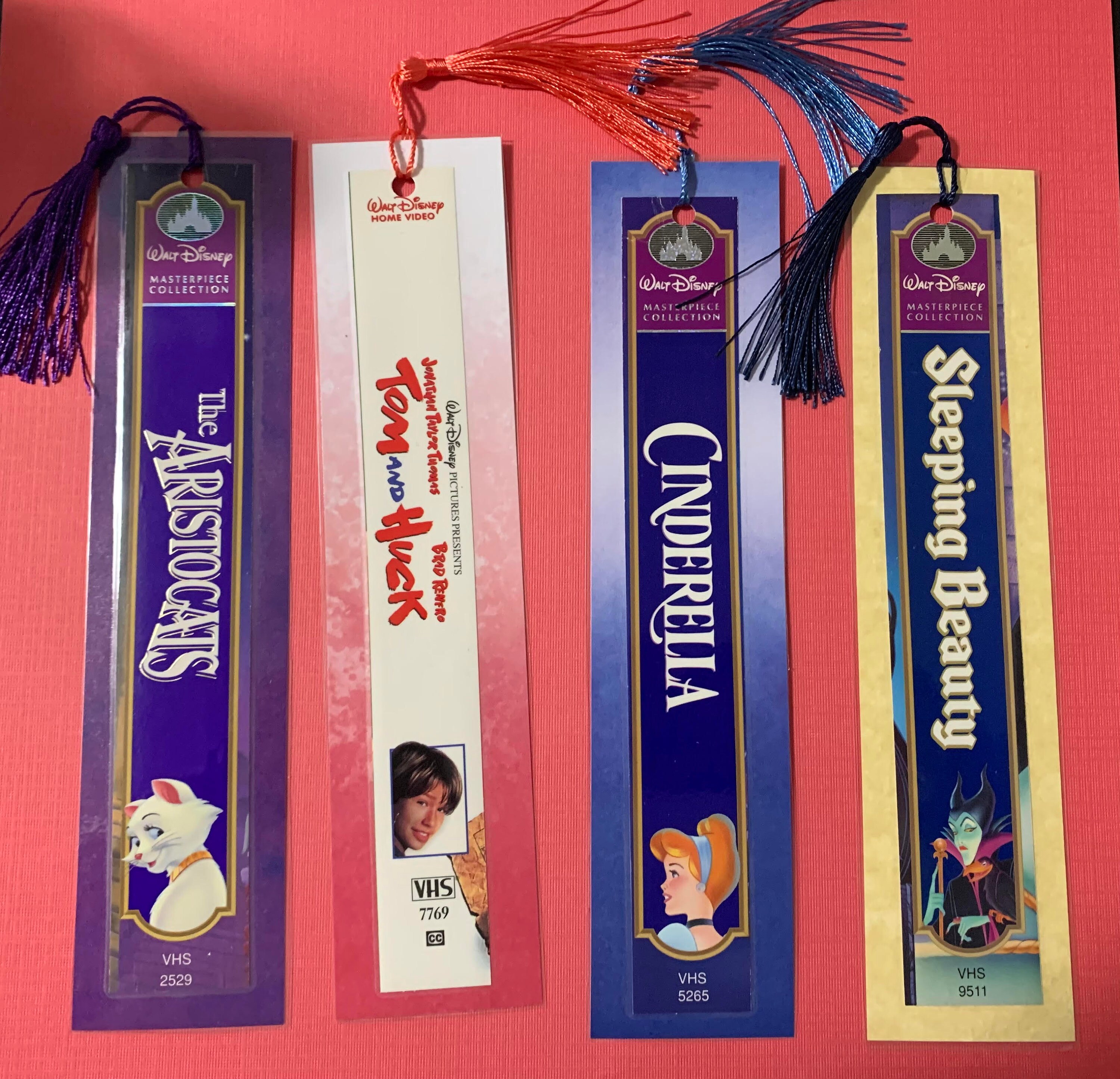 VHS Bookmarks Vintage Movies Recycled Laminated With Tassel Movie ...