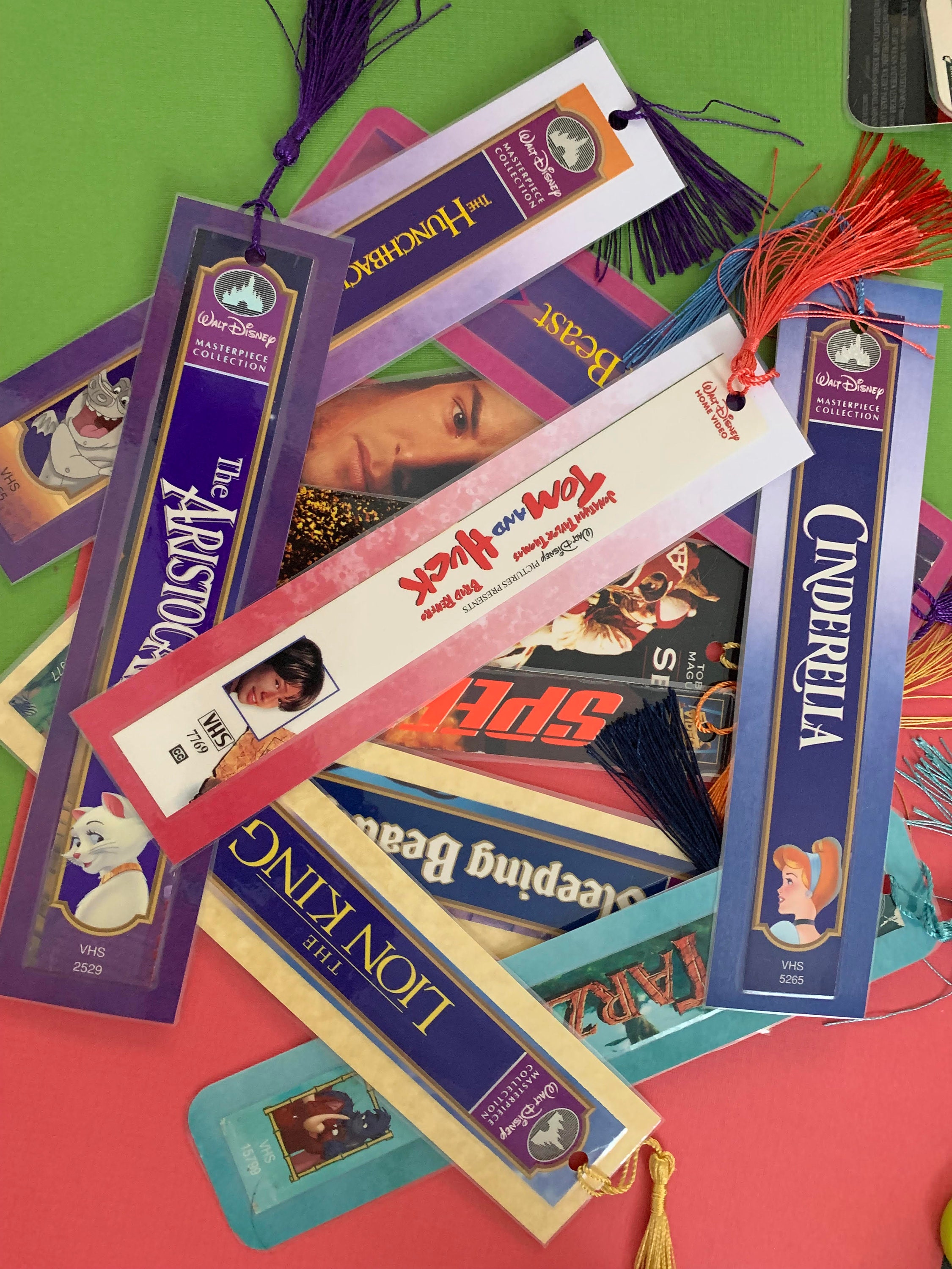 VHS Bookmarks Vintage Movies Recycled Laminated With Tassel Movie ...