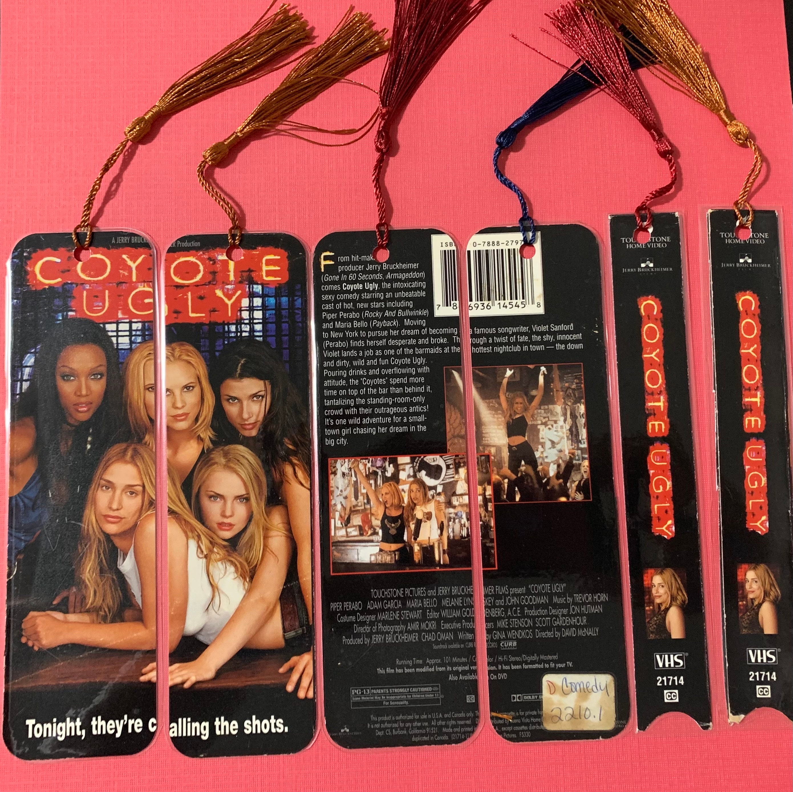 VHS Bookmarks Vintage Movies Recycled Laminated With Tassel Movie ...