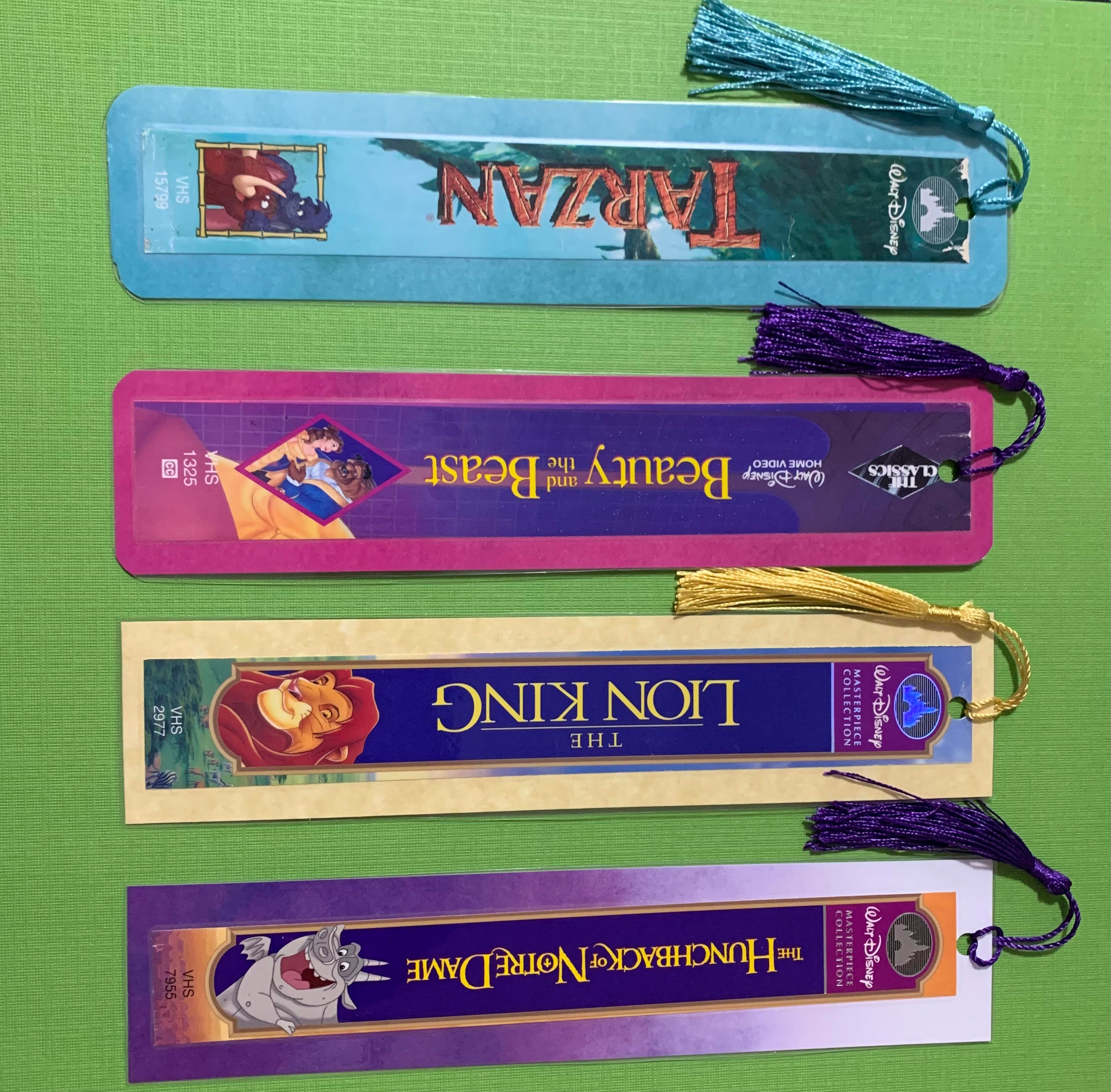 VHS Bookmarks Vintage Movies Recycled Laminated With Tassel Movie ...