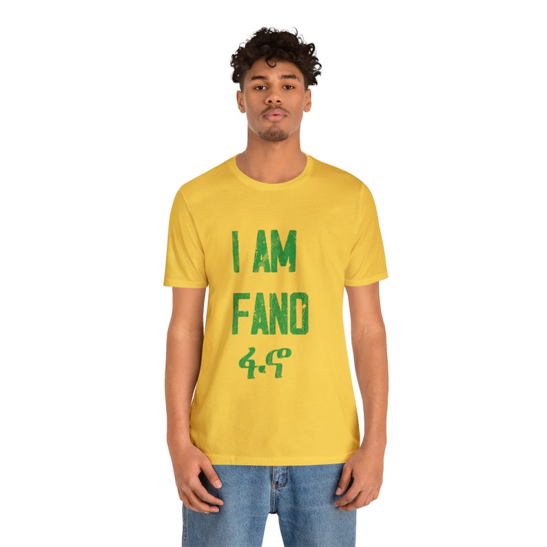 I Am Fano | Fano Ethiopia | Amhara Fano - Etsy