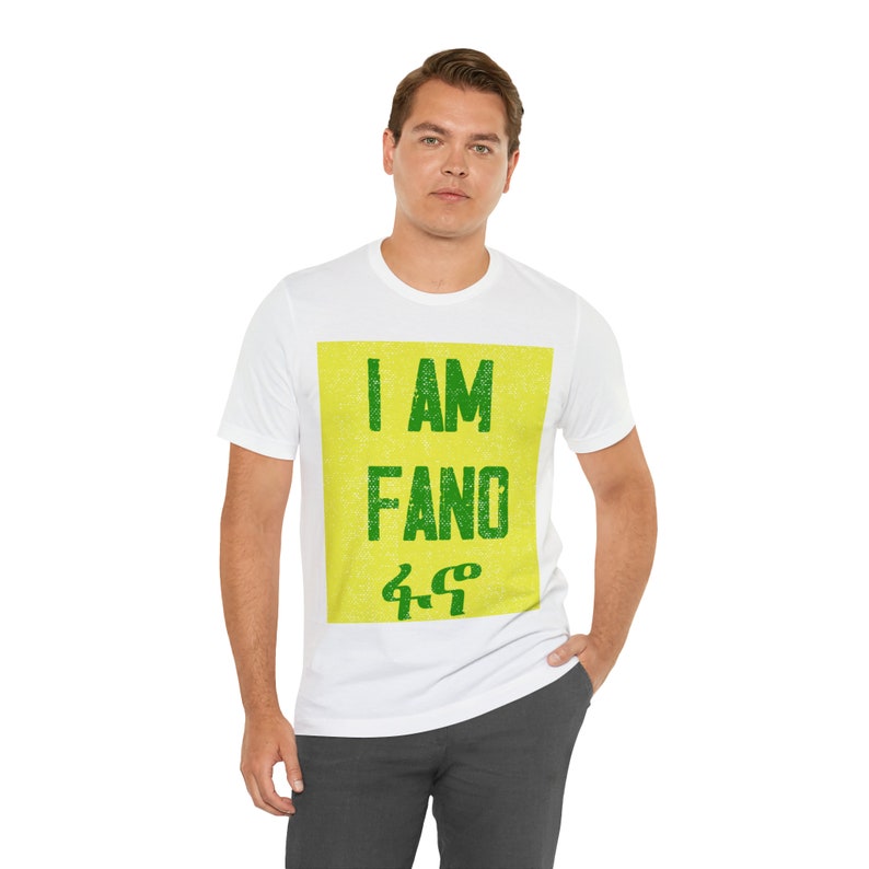 I Am Fano T-shirt Fano Ethiopia Amhara Fano - Etsy