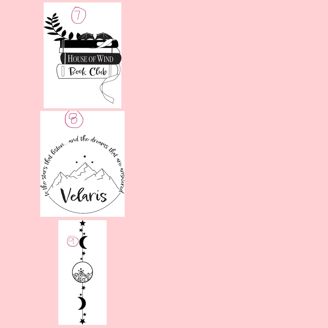 ACOTAR Decals - Etsy