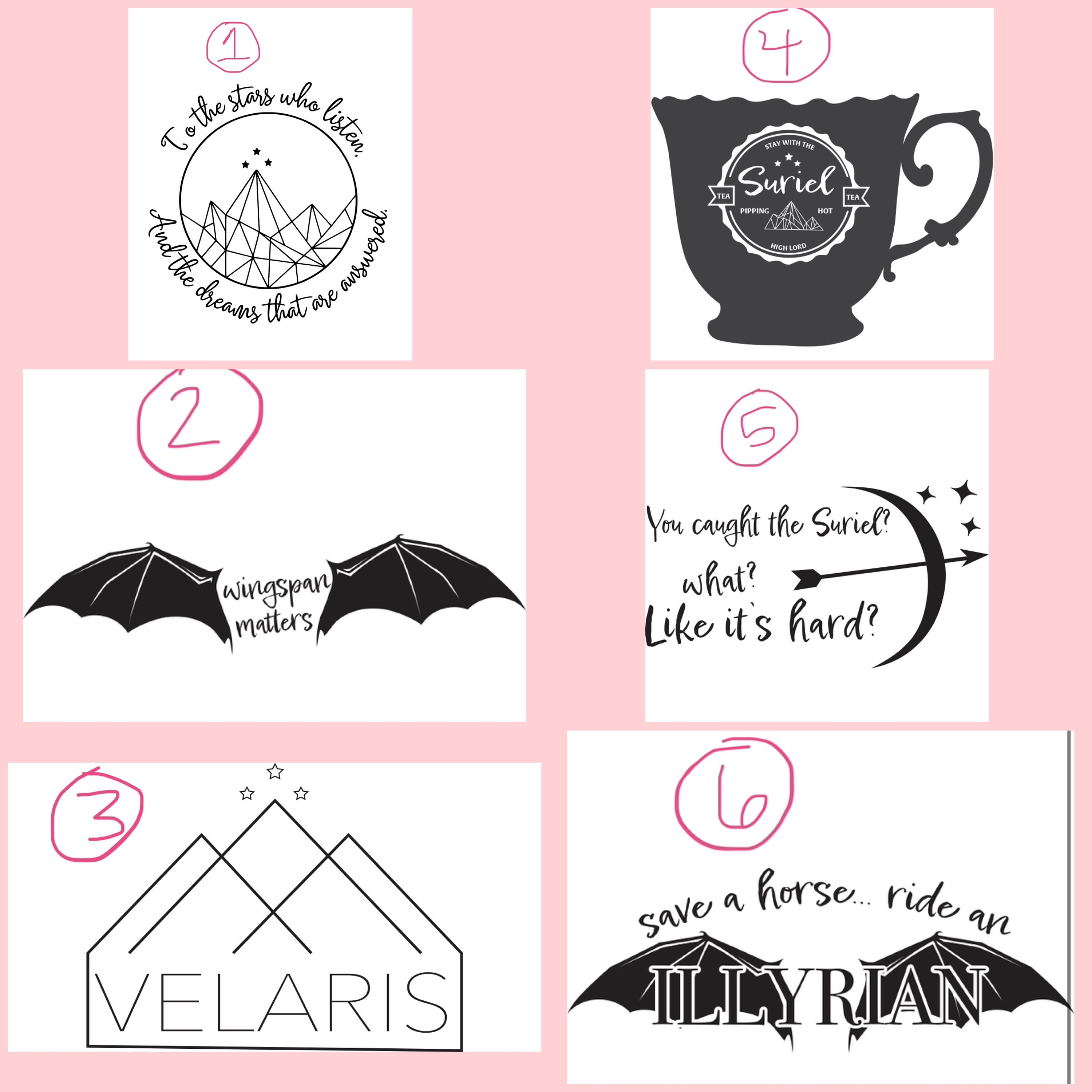 ACOTAR Decals - Etsy