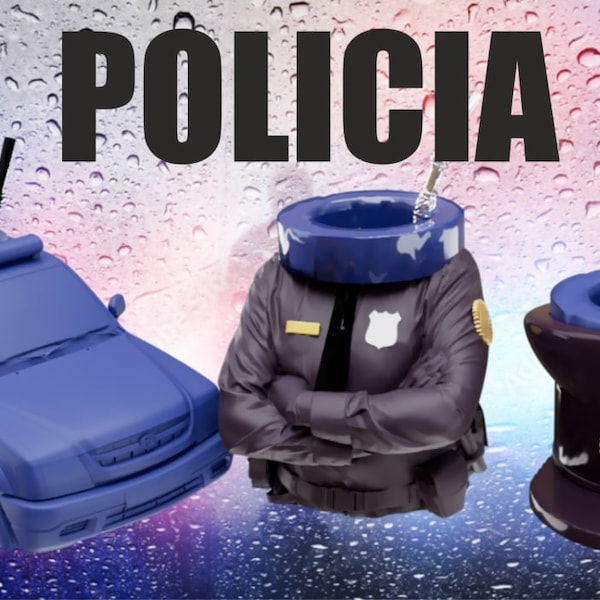 3d Printed Police Badge Replica - Etsy