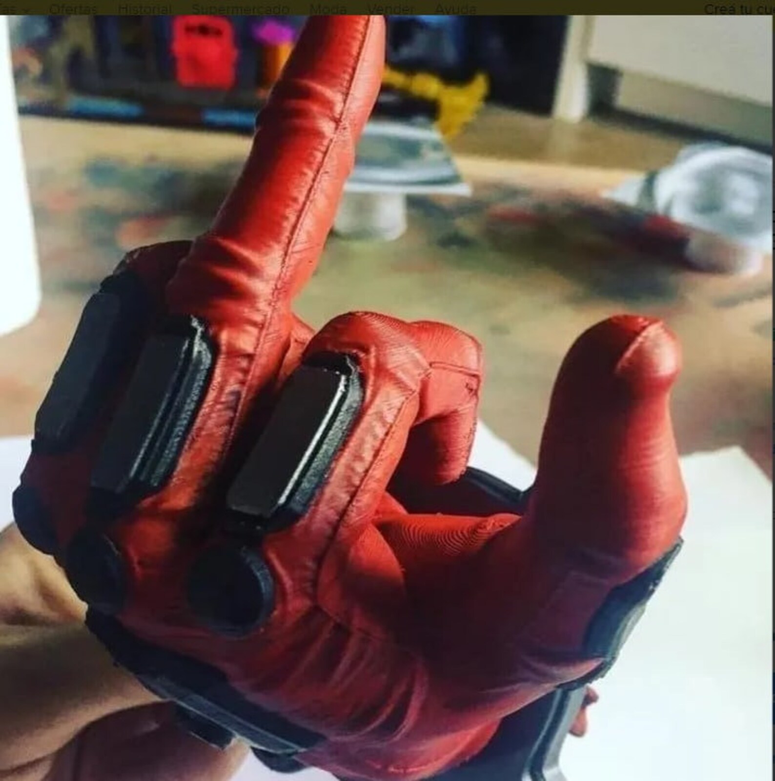 Deadpool Middle Finger Stl File Unique Fun 3d Printing Model - Etsy Canada