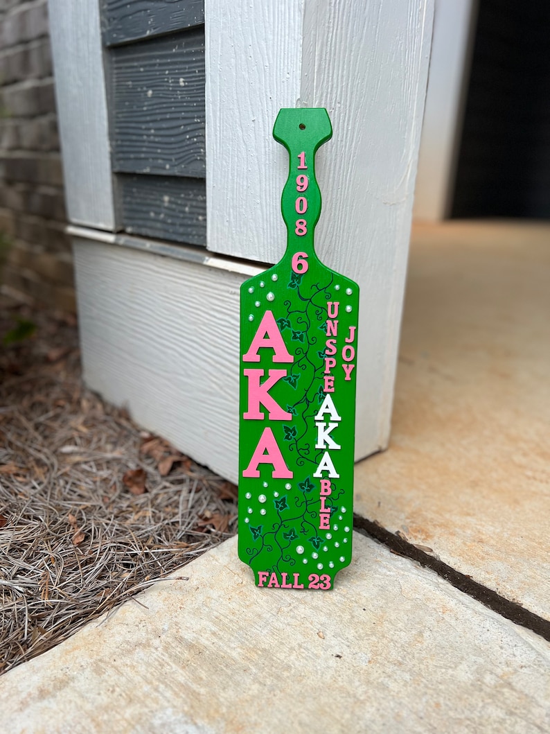 18 Custom Sorority/fraternity Paddle - Etsy