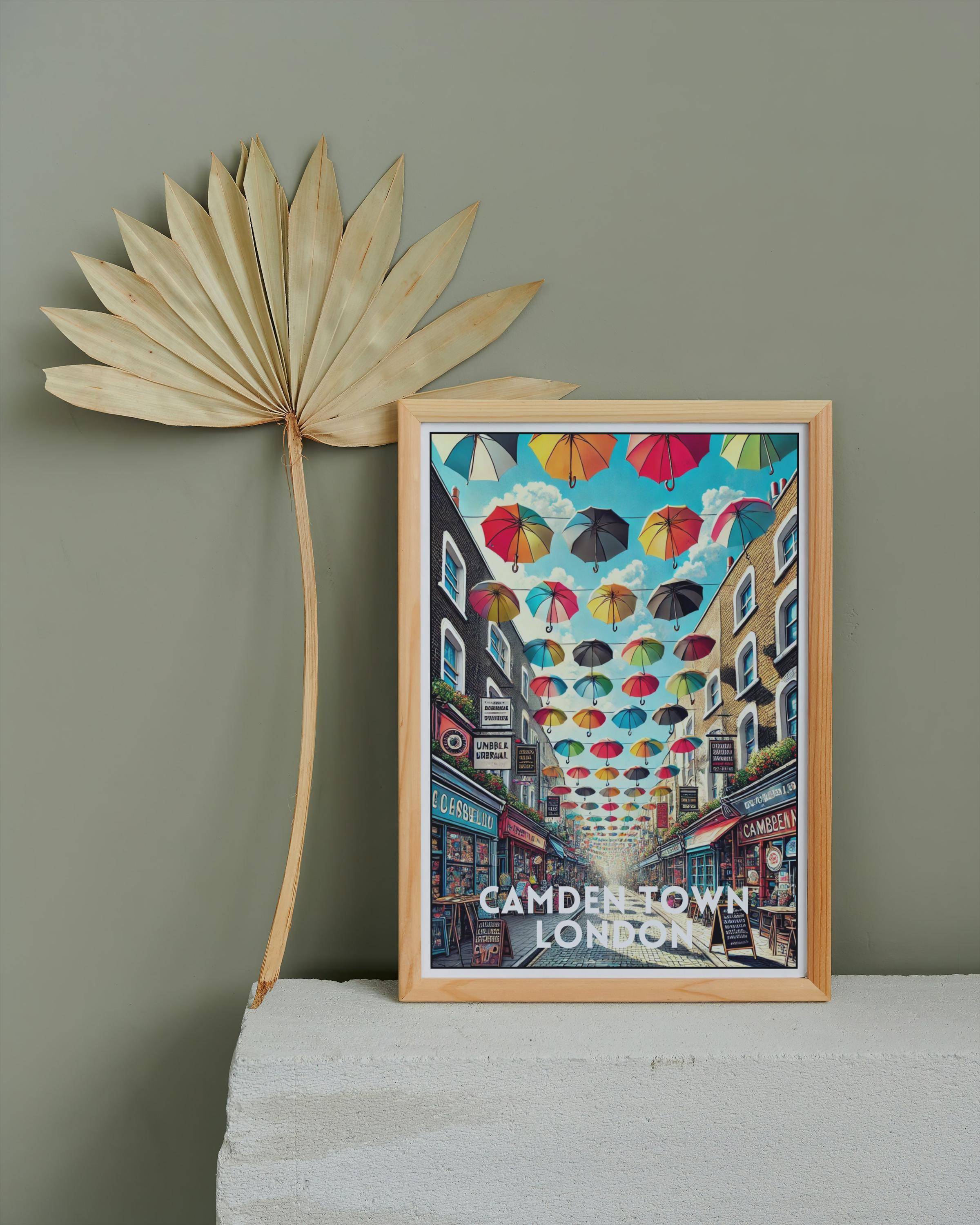 Camden Market Poster, London City Print,london Decor Wall Art,camden ...