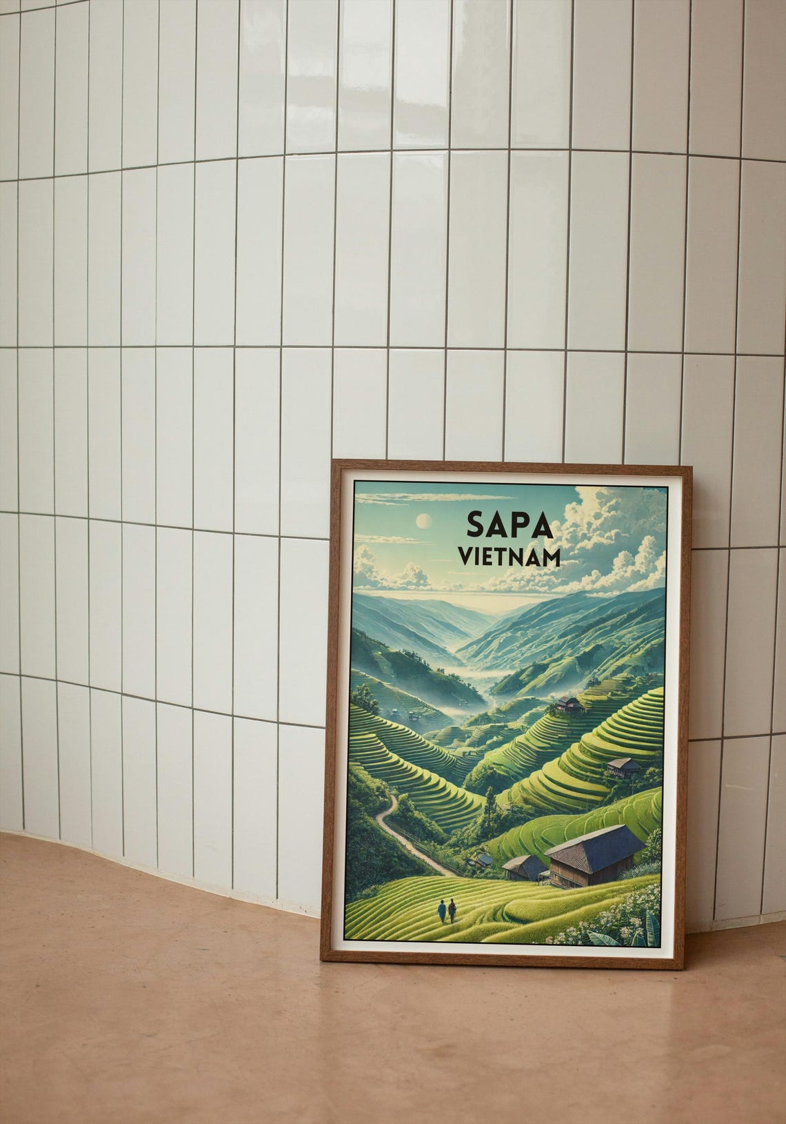 Sapa Vietnam Travel Poster, Vietnam Travel Print,travel Decor Wall Art ...