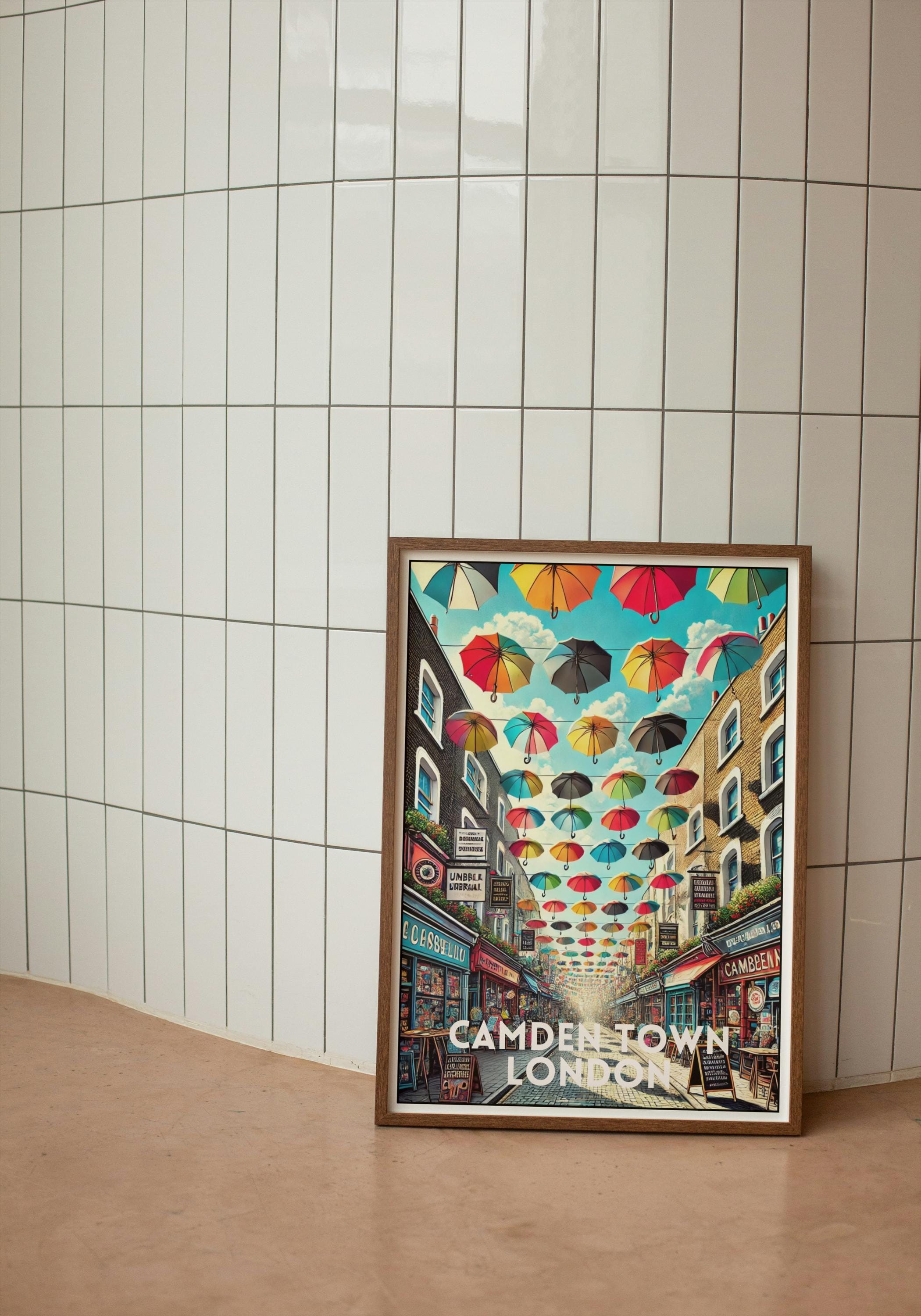 Camden Market Poster, London City Print,london Decor Wall Art,camden ...
