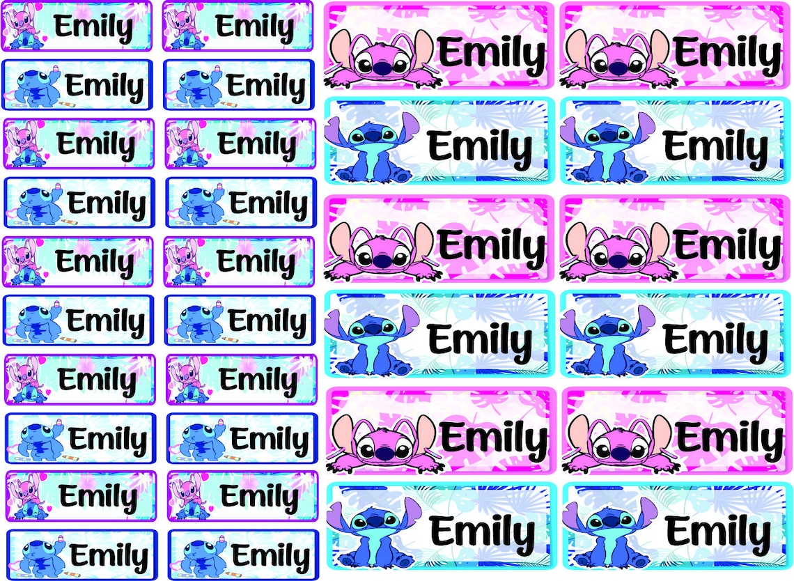 Name Sticker Labels ,back to School Stickers, School Labels, Decal ...