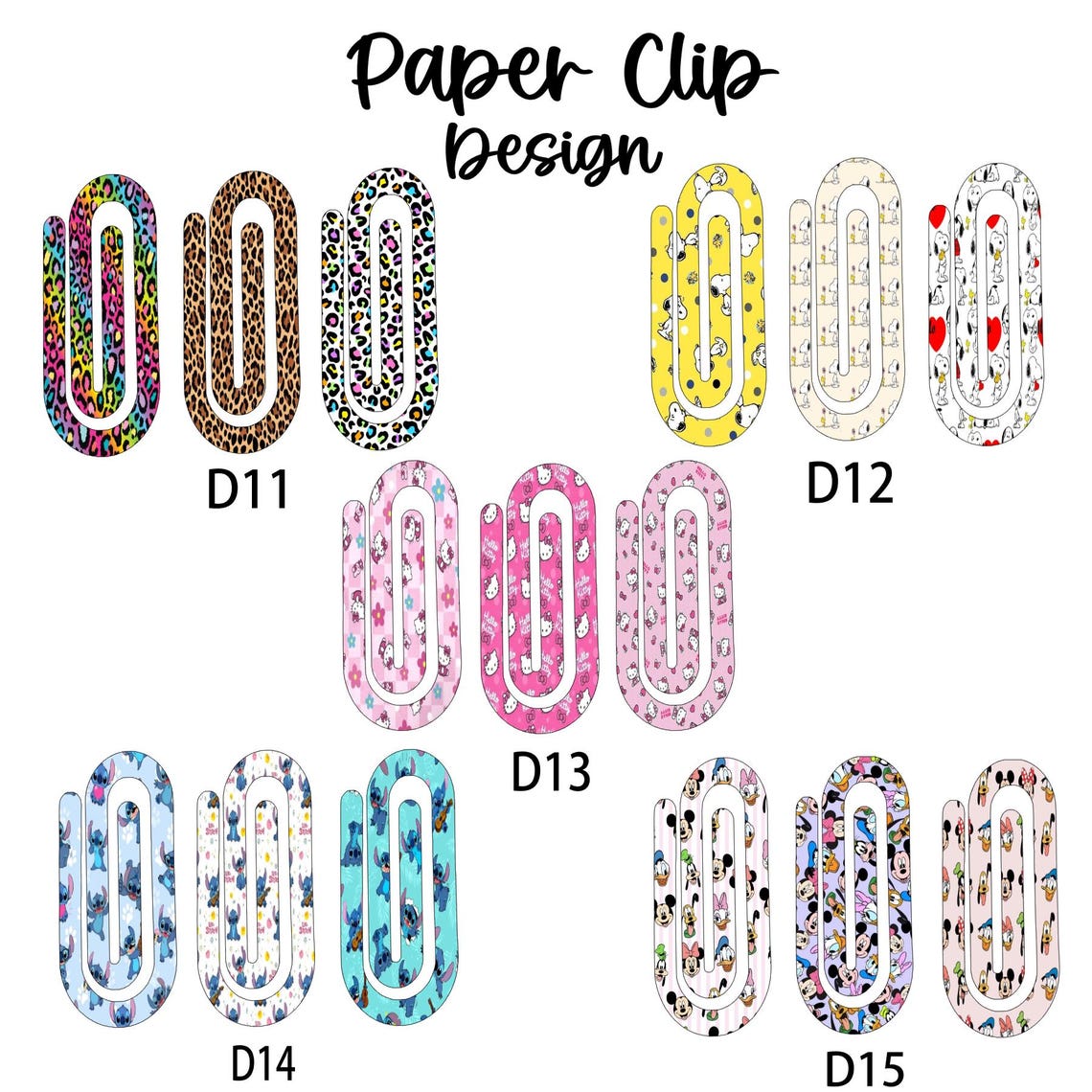 Teacher Paperclip, Custom Jumbo Paperclip, Acrylic Paperclip, Set 3 ...