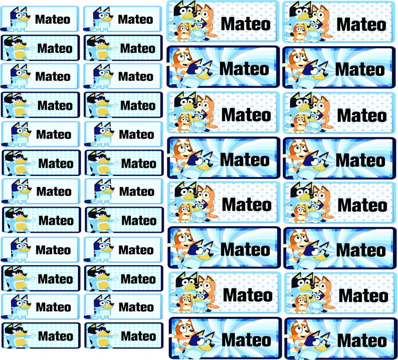 School Label Stickers Waterproof Labels Name Labels Preschool Labels ...