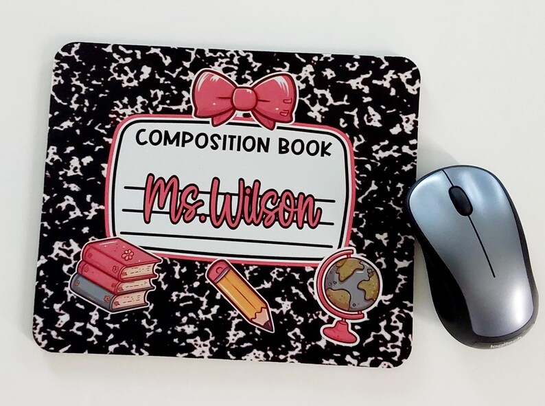 Teacher Mouse Pad, Personalized Teacher Gifts, Custom Teacher Mouse Pad ...