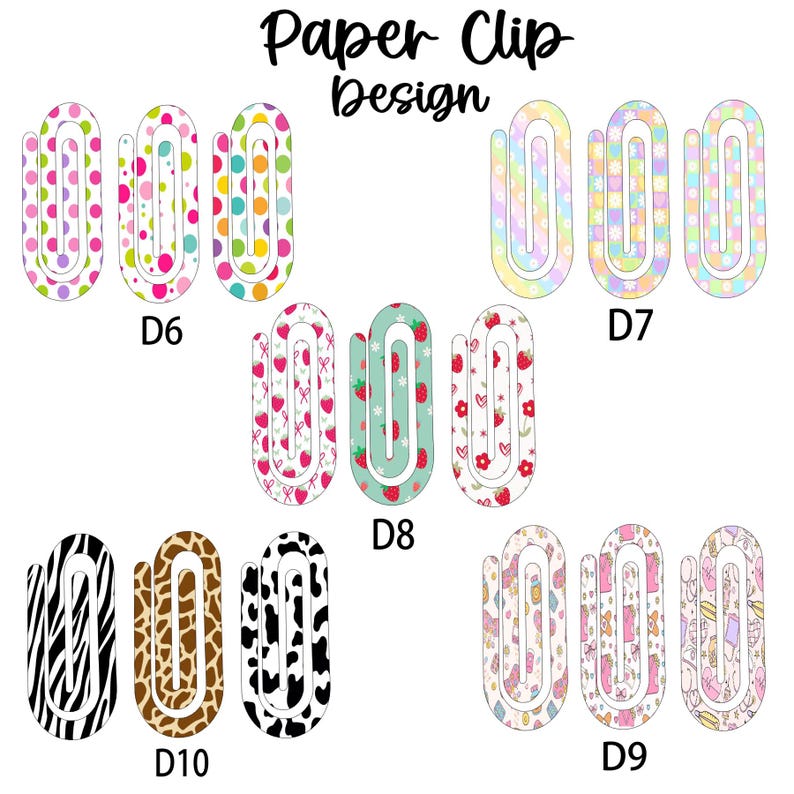 Teacher Paperclip, Custom Jumbo Paperclip, Acrylic Paperclip, Set 3 ...