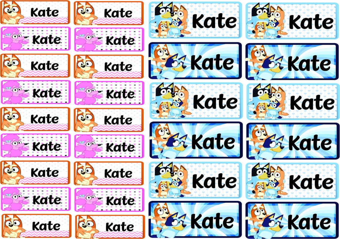 School Label Stickers Waterproof Labels Name Labels Preschool Labels ...