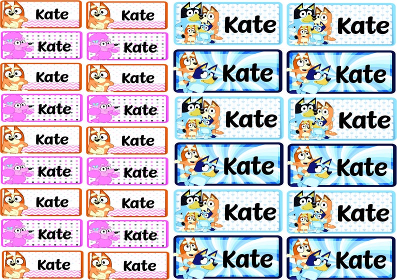 School Label Stickers Waterproof Labels Name Labels Preschool Labels ...