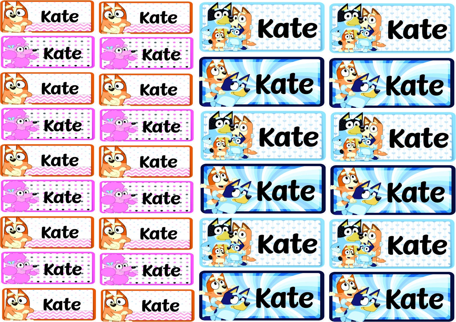 School Label Stickers Waterproof Labels Name Labels Preschool Labels ...