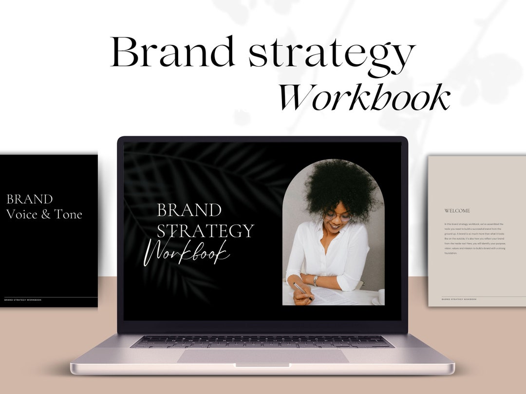 Guided Brand Strategy Worksheet Template Business Strategy Presentation ...