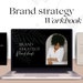 Guided Brand Strategy Worksheet Template Business Strategy Presentation ...