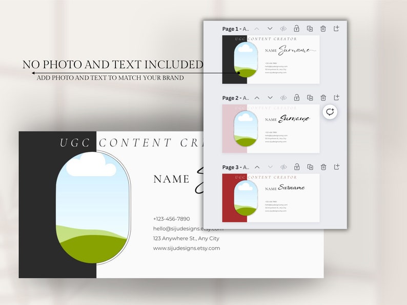 UGC Email Signature Template Minimalist Email Signature Template With ...