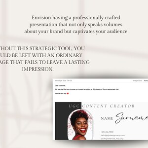 UGC Email Signature Template Minimalist Email Signature Template With ...