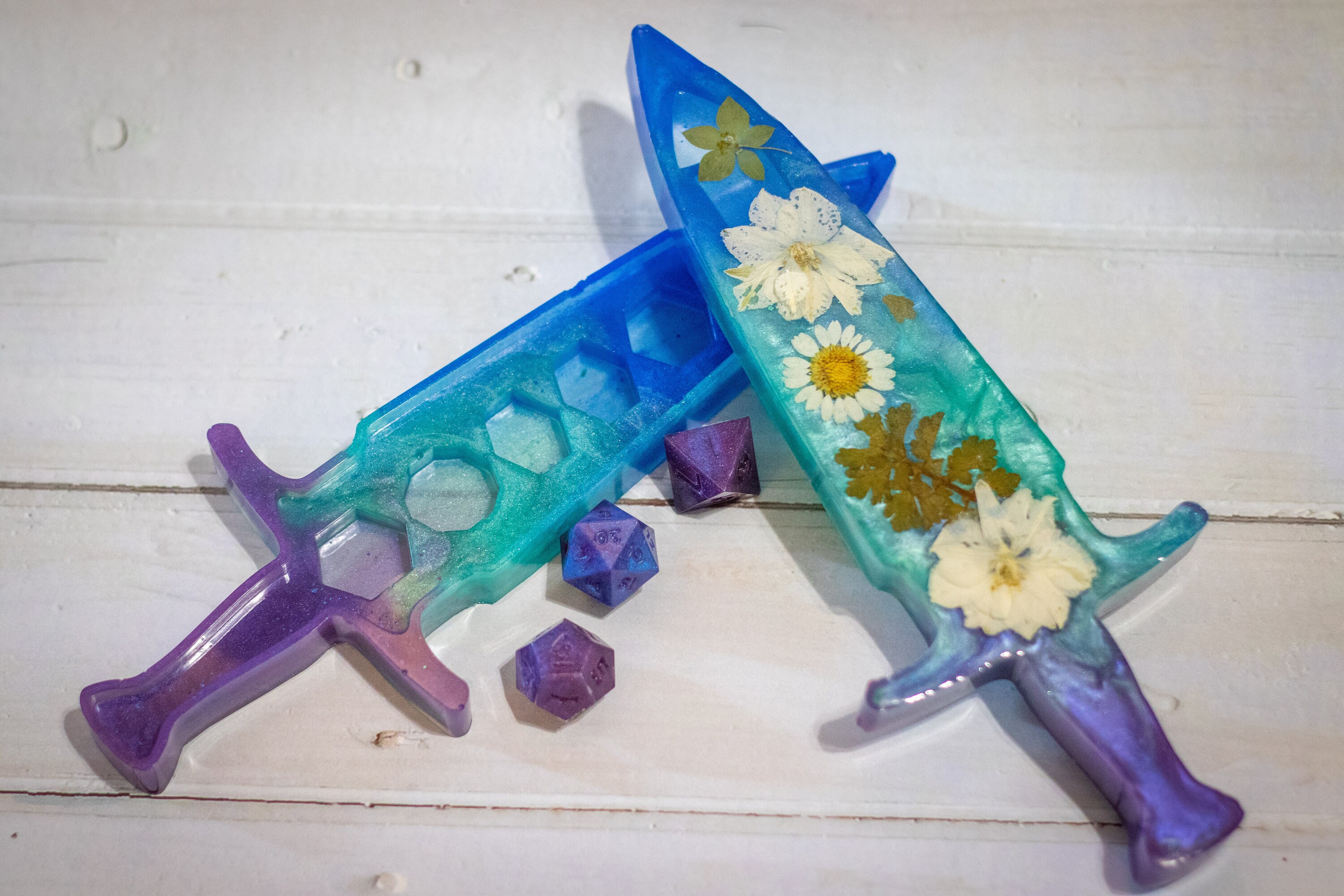 Custom Dagger Shaped Dnd Tabletop Dice RPG Dice Case, Holder, Box - Etsy