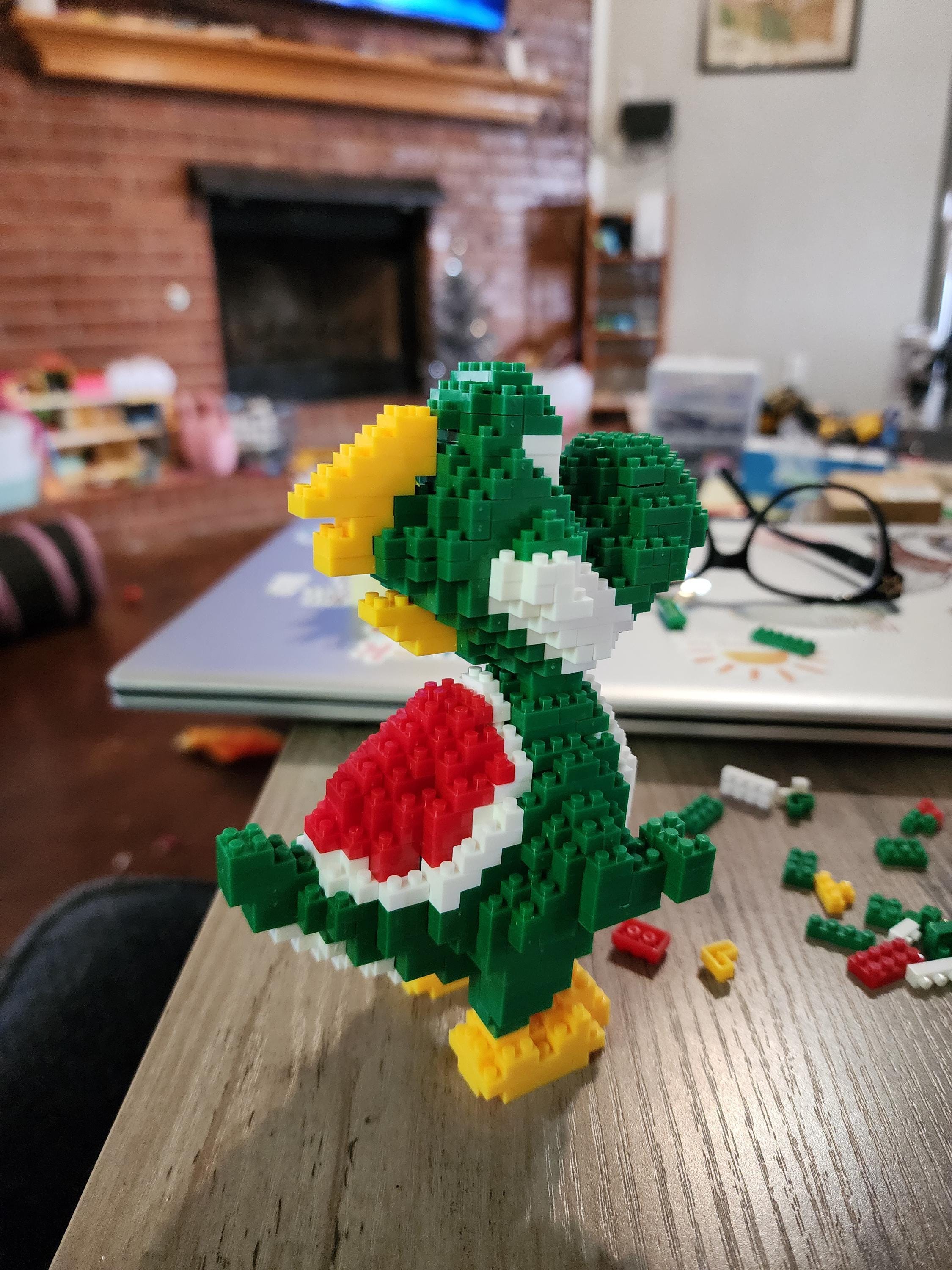 Micro Block Yoshi Building Bricks, Mario, Princess Peach, Bowser, Nano ...