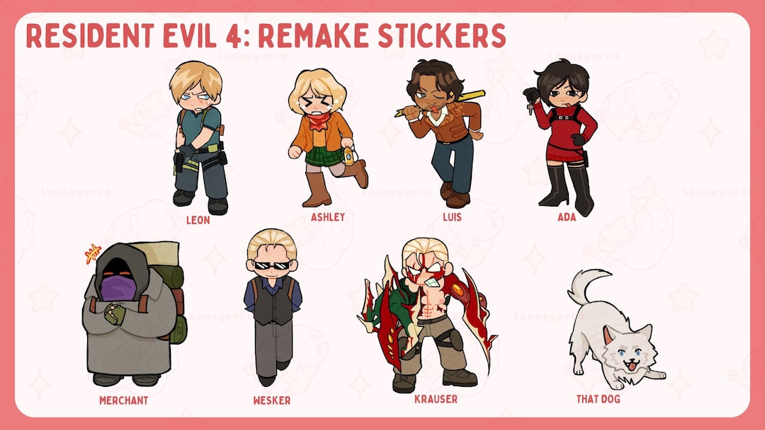 Resident Evil 4: Remake Stickers - Etsy