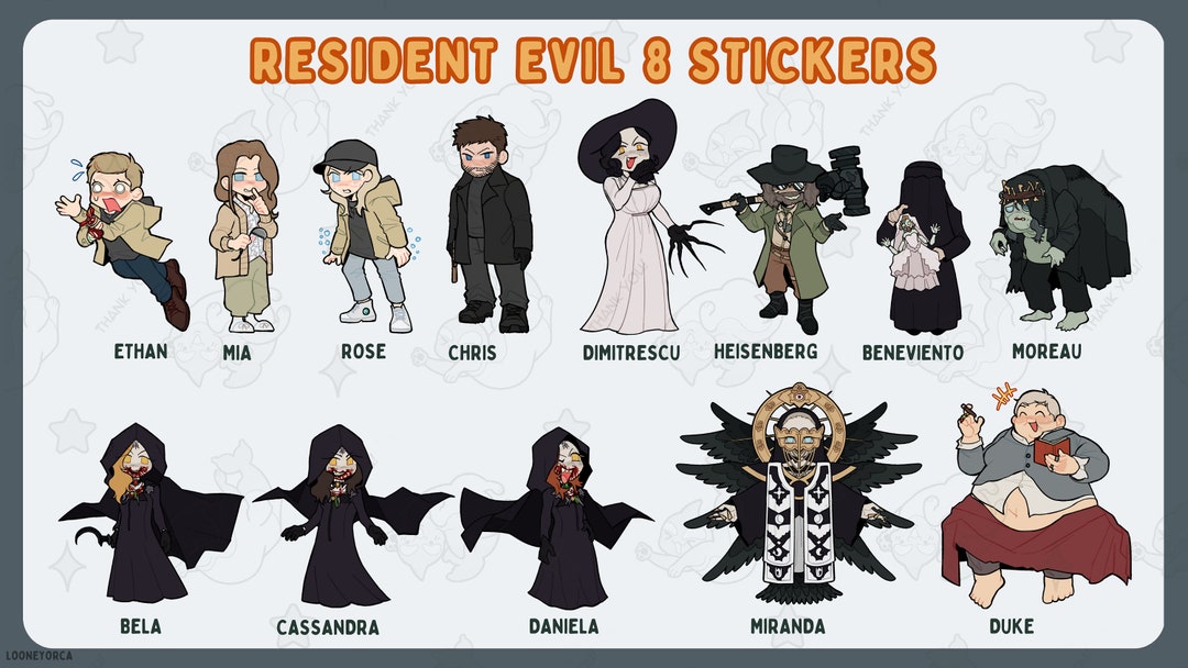 Resident Evil 8: Village Stickers - Etsy