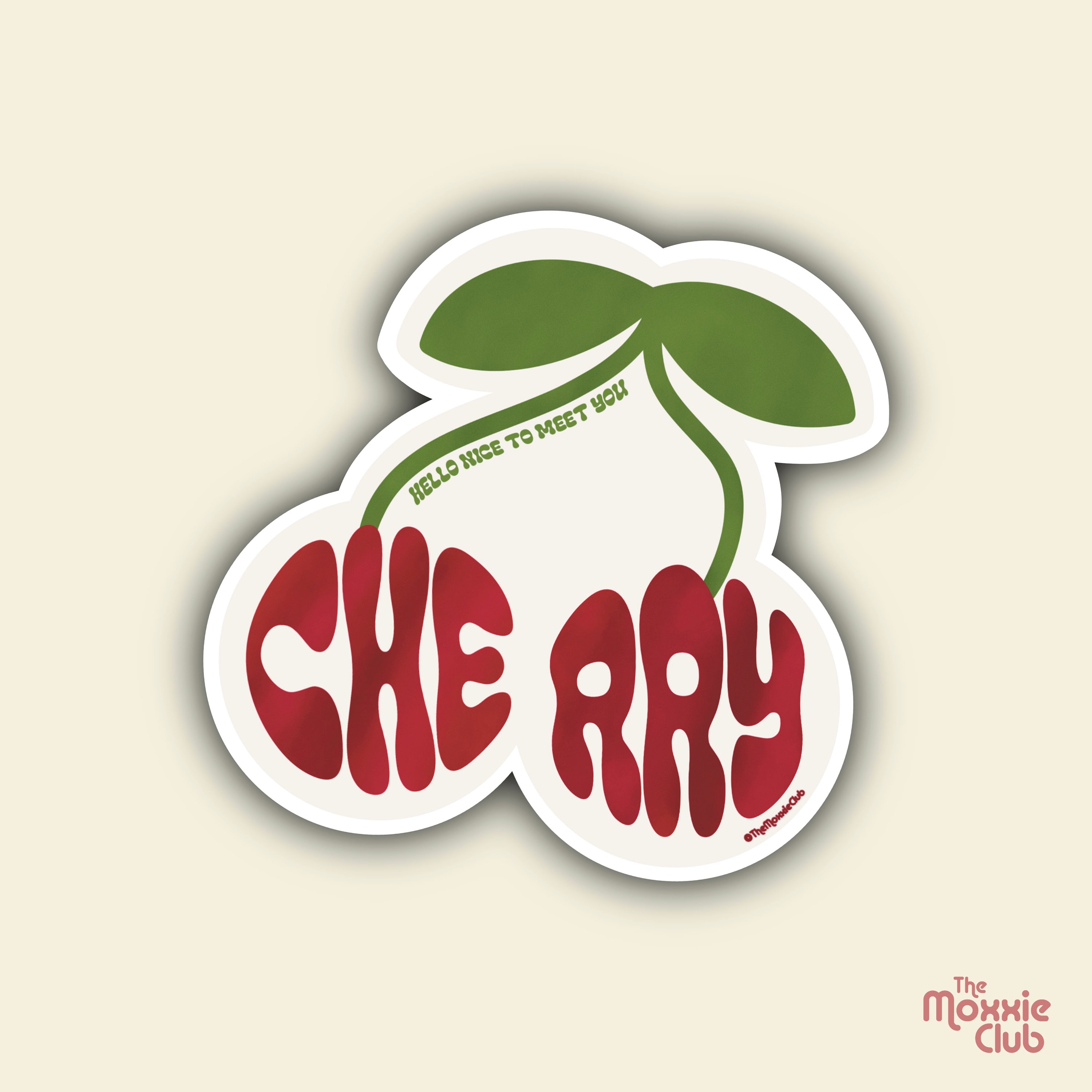 Fletcher Cherry Sticker Hailey Kyoko Hello Nice to Meet You - Etsy