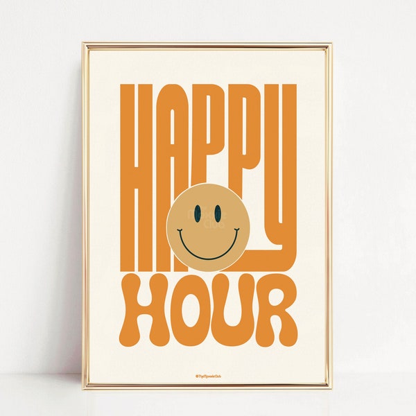 Happy Hour Art - Etsy