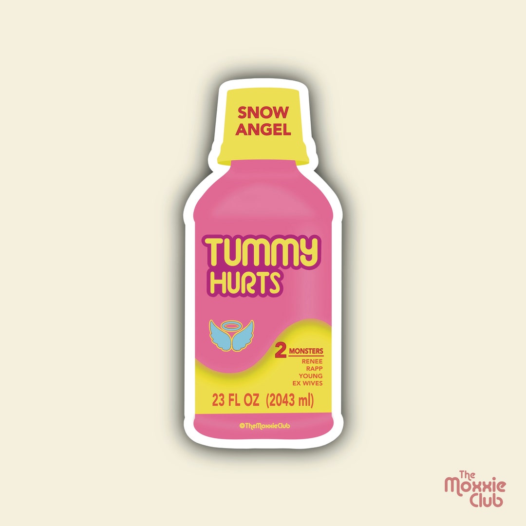 Renee Rapp Tummy Hurts Sticker Snow Angel Merch - Etsy