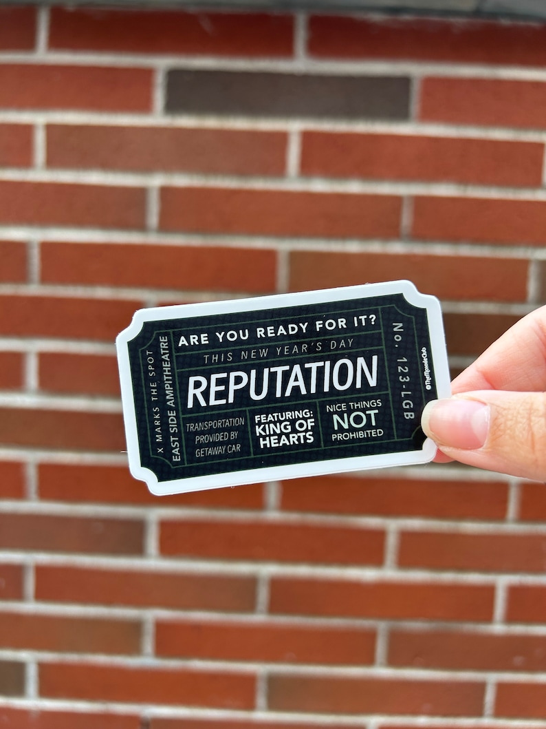Reputation Taylor Swift Sticker - Etsy