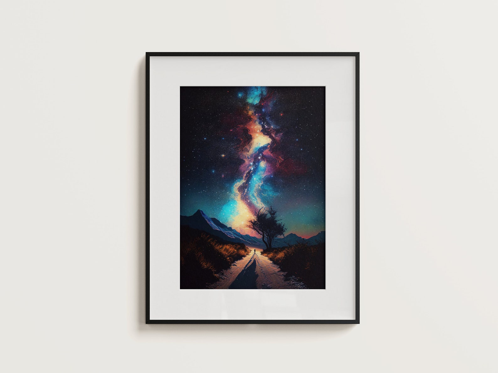 Printable Milky Way Digital Download Milky Way Wall Art Galaxy Digital ...