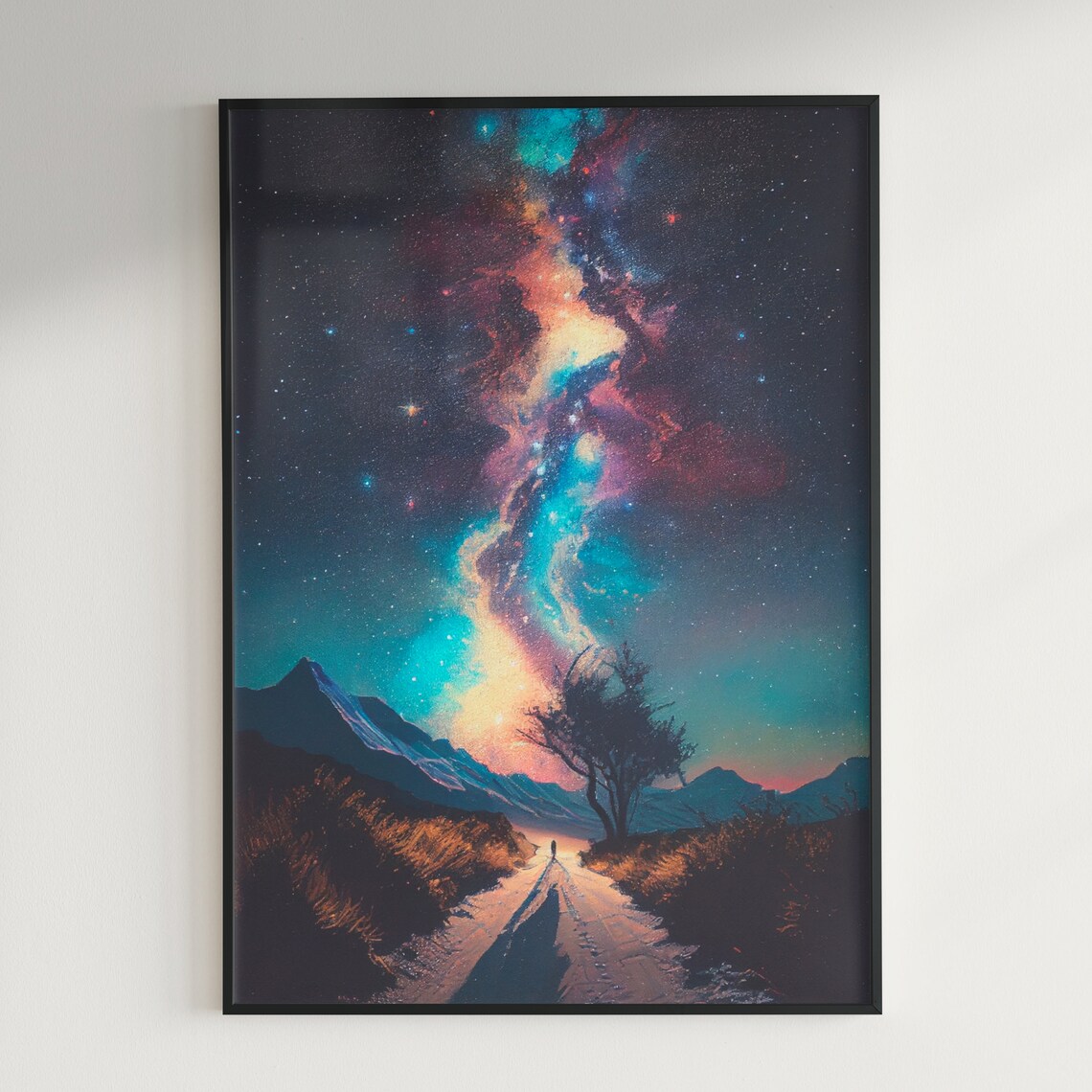 Printable Milky Way Digital Download Milky Way Wall Art Galaxy Digital ...